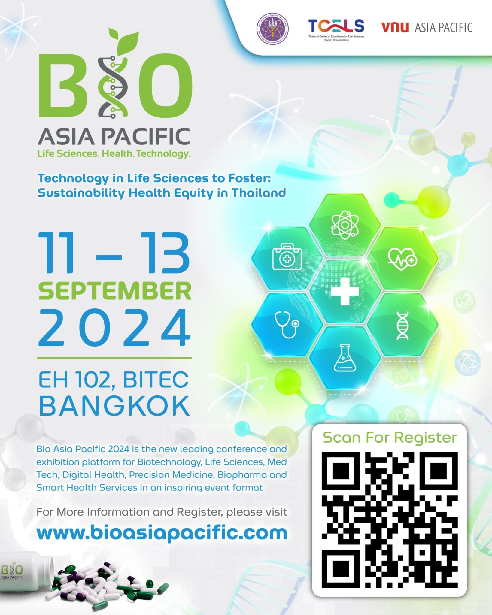 Bio Asia Pacific 2024 นิทรรศการและการประชุม ด้านชีววิทยาศาสตร์การแพทย์ ...