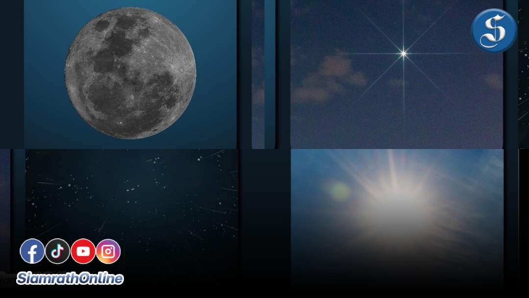 NARIT ชวนส่องฟ้า! ดวงจันทร์ไกลสุด-ดาวศุกร์สว่างจ้า-อาทิตย์ตั้งฉาก เมษา ...